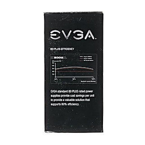 EVGA 500 W1, 80+ WHITE 500W Power Supply( 100-W1-0500-KR)