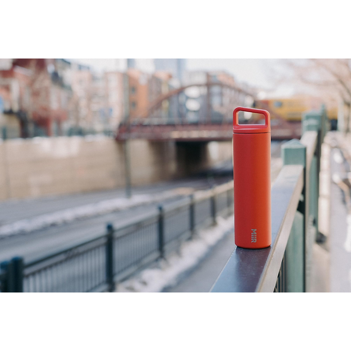 MiiR, Wide Mouth Water Bottle, Vacuum Insulated, Leakproof, Stainless Steel Construction, Canyon Red, 20 Oz