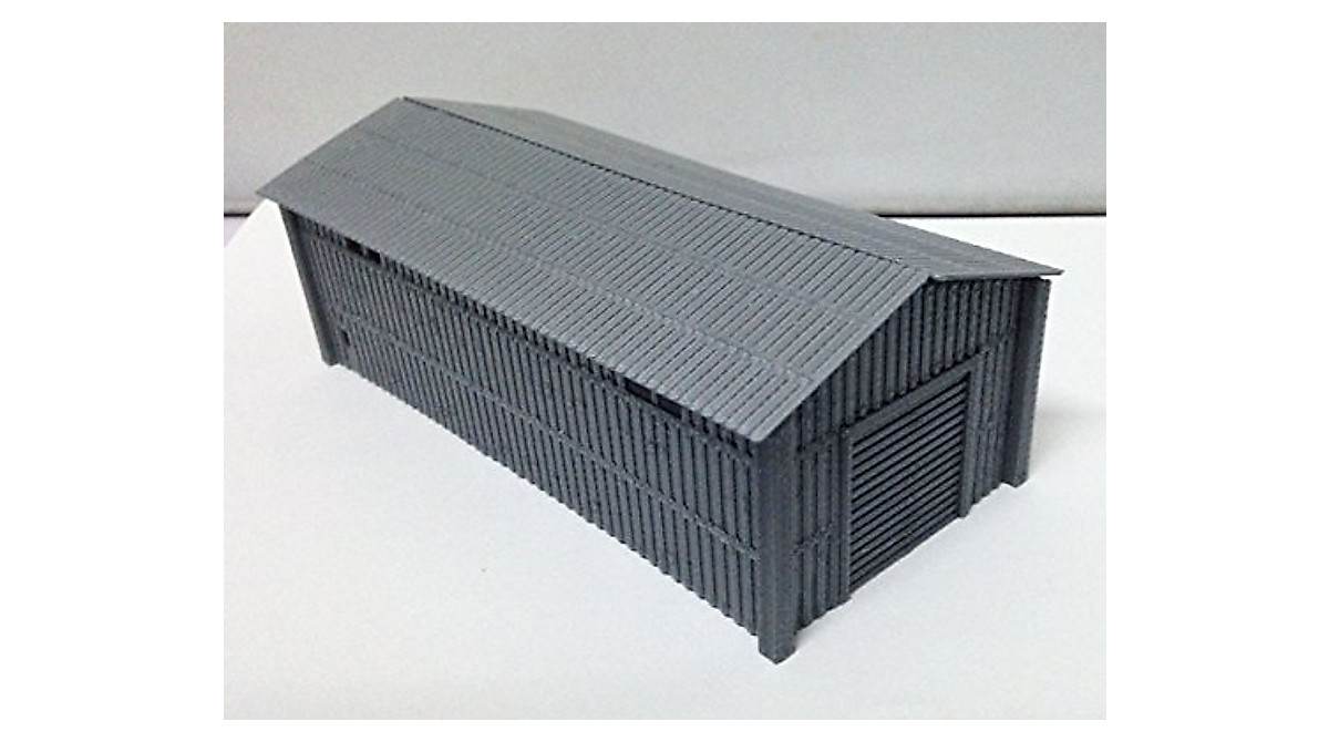Outland Models Large N Scale Metal Shed for Train Layouts