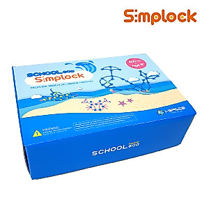 SIMPLOCK SCHOOL600 Educational Toys for Kids Building Toys Creative Toys Kit Gift Set for Elementary School Group Activity Teaching Aid Education Method