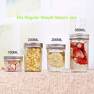 36 PCS Regular Mouth Canning Lids, Lids for Mason Jar, Split-Type