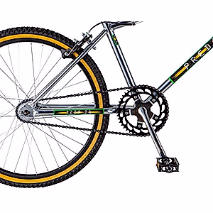 Schwinn Predator Team 24 Freestyle BMX Bike, Throwback 1983 Design, Single-Speed Drivetrain, Hi-Ten Steel Frame, Rattrap Pedals, Front and Rear Caliper Brakes, 24-Inch Gum Wall Tires, Chrome