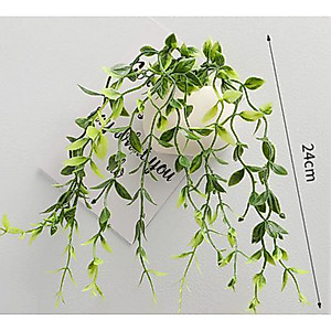 TIYGHI Fridge Magnets Artificial Hanging Plants Refrigerator Magnets Fake Succulents Whiteboard Magnet Strong Magnetic Fridge Decoration Magnet Cabinet for Home Kitchen Decoration (A)