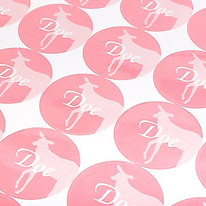 PROLOSO Baby Shower Gender Reveal Voting Board Team with Pink & Blue Stickers (Buck or Doe)