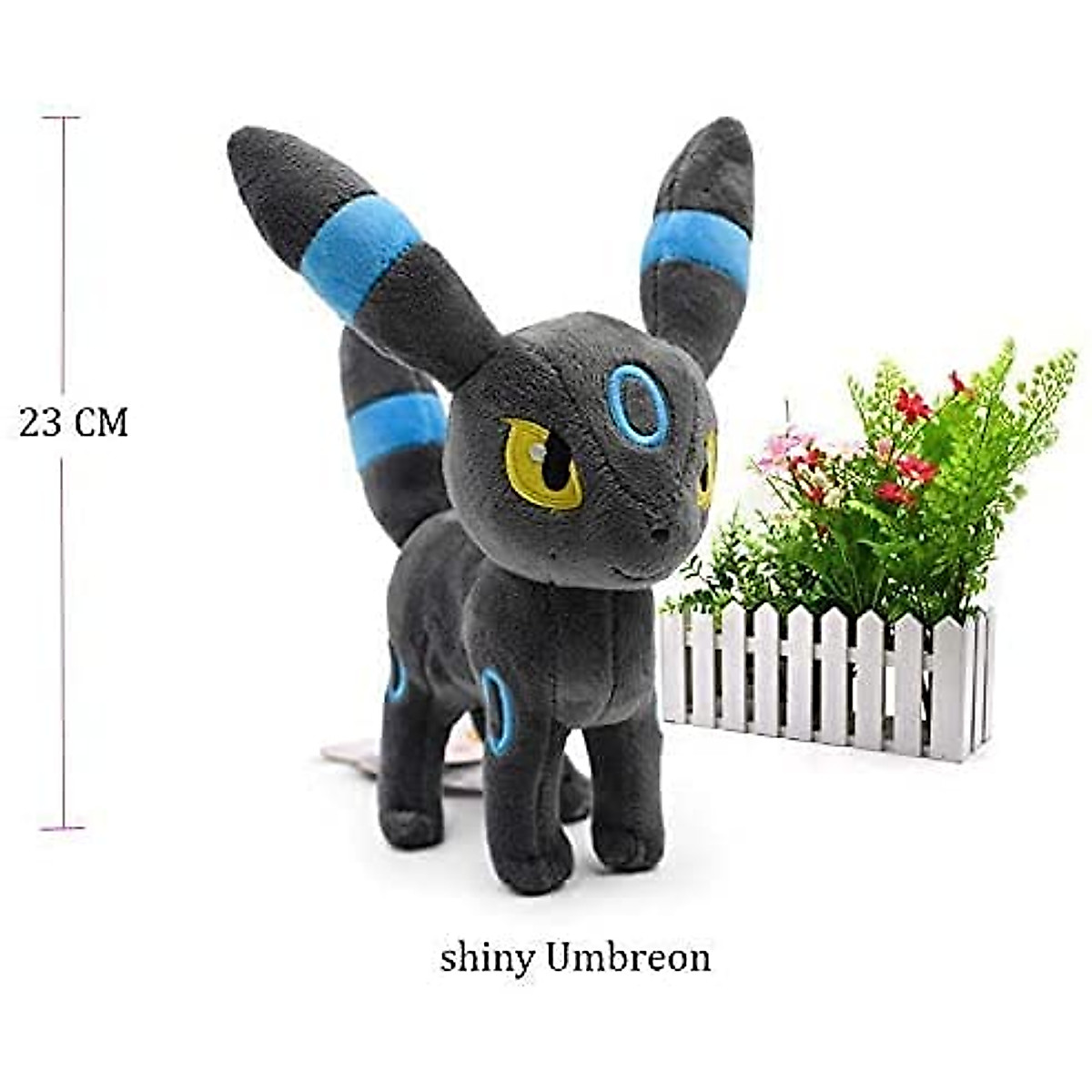 Umbreon Eevee Evolution Standing Shiny Animal Stuffed Plush Quality Cartoon Toy