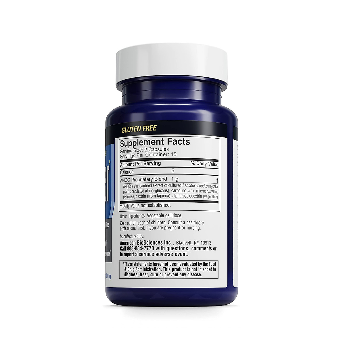 American BioSciences ImmPower AHCC Supplement 6-Pack, Enhanced Immune Support, Natural Killer Cell Activity and Cytokine Production, 30 Vegetarian Capsules, 500 milligrams per Capsule