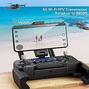 Ruko F11GIM2 Drone with Camera for Adults 4K, 3-Axis Gimbal+EIS, 9800ft Long Range, 84 Min Flight Time, 3 Batteries, GPS Auto Return Home, Follow Me, Waypoint, Point of Interest