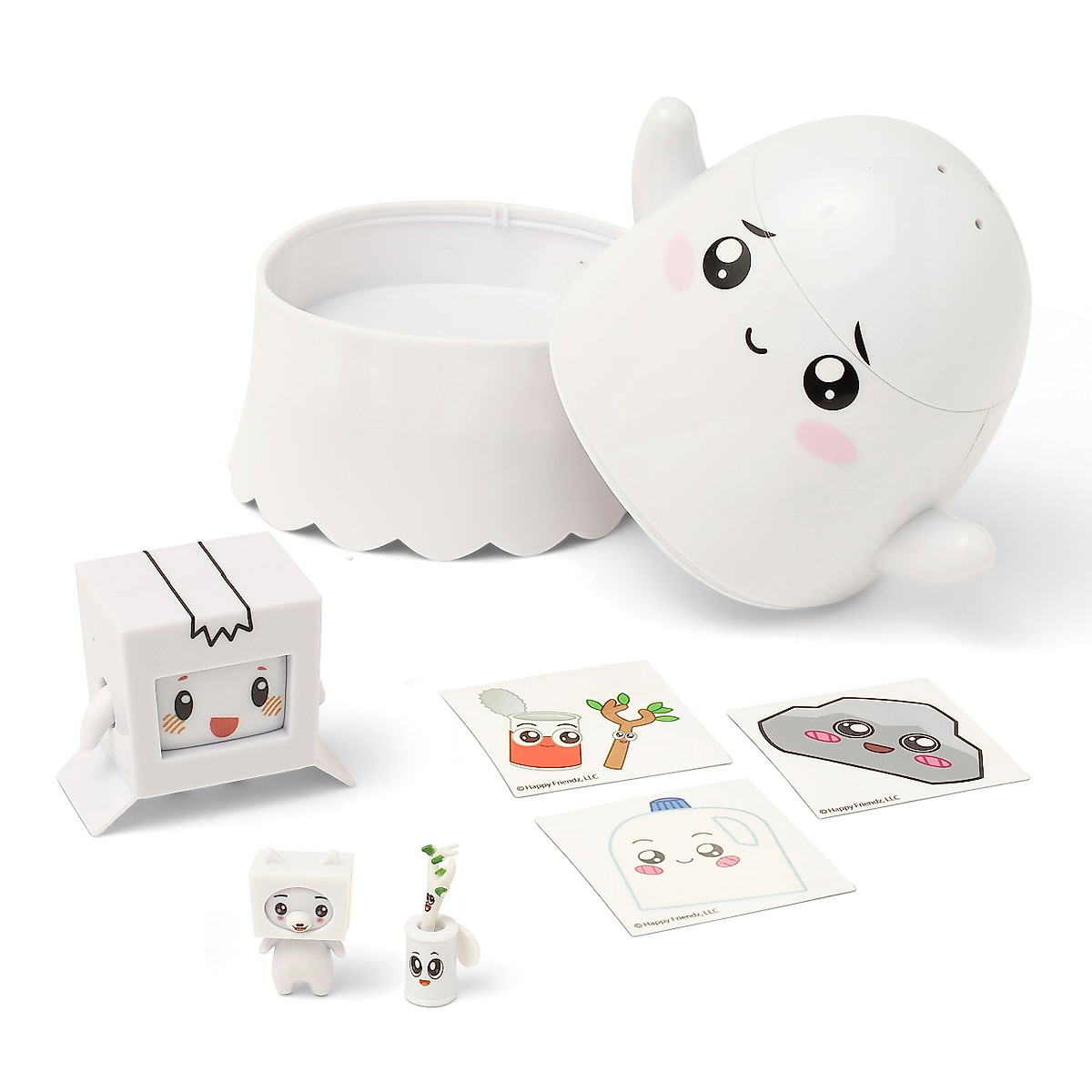 LankyBox Ghosty Glow Mystery Box Ghosty Mystery Box with 7 Exciting Toys to Discover Inside, Officially Licensed Merch