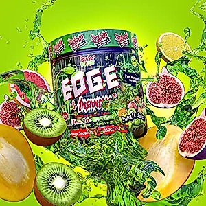 Psycho Pharma New Perfect Powders with Zengaba Energy Feel Good Focus #1 Strongest PWO Edge of Insanity - Most Intense Workout Powder, Focus & 8G Citrulline Pumps - 360 Gram (Jungle Juice)