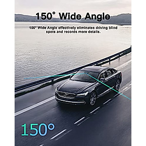 4K Dash Cam Front, GOODTS Car Camera 2160P with WiFi, Dash Camera for Cars with Dedicated Car Charger, Dashcam with App Control,G-Sensor,Parking Monitor,3M Bracket,No Screen,64GB SD Card