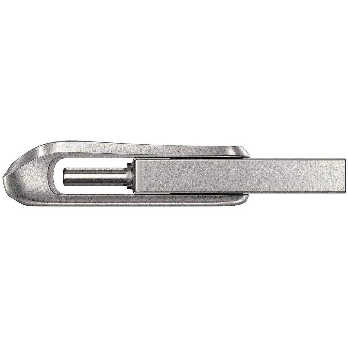 SanDisk Ultra Dual Drive Luxe USB Type-C 32GB Flash Drive for Smartphones, Tablets, and Computers - High Speed USB 3.1 Pen Drive (SDDDC4-032G-G46) Bundle with (1) Everything But Stromboli Lanyard