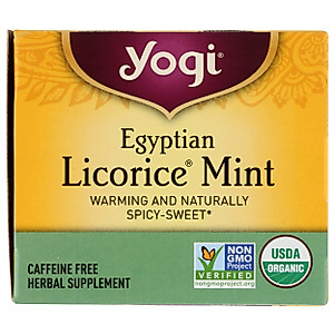Yogi Tea, Egyptian Licorice Mint, 16 Count