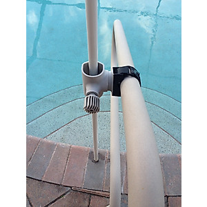 Beach Umbrella Anchor Mount Strap Shade (Color: Pink , White , or Green) (Pink)