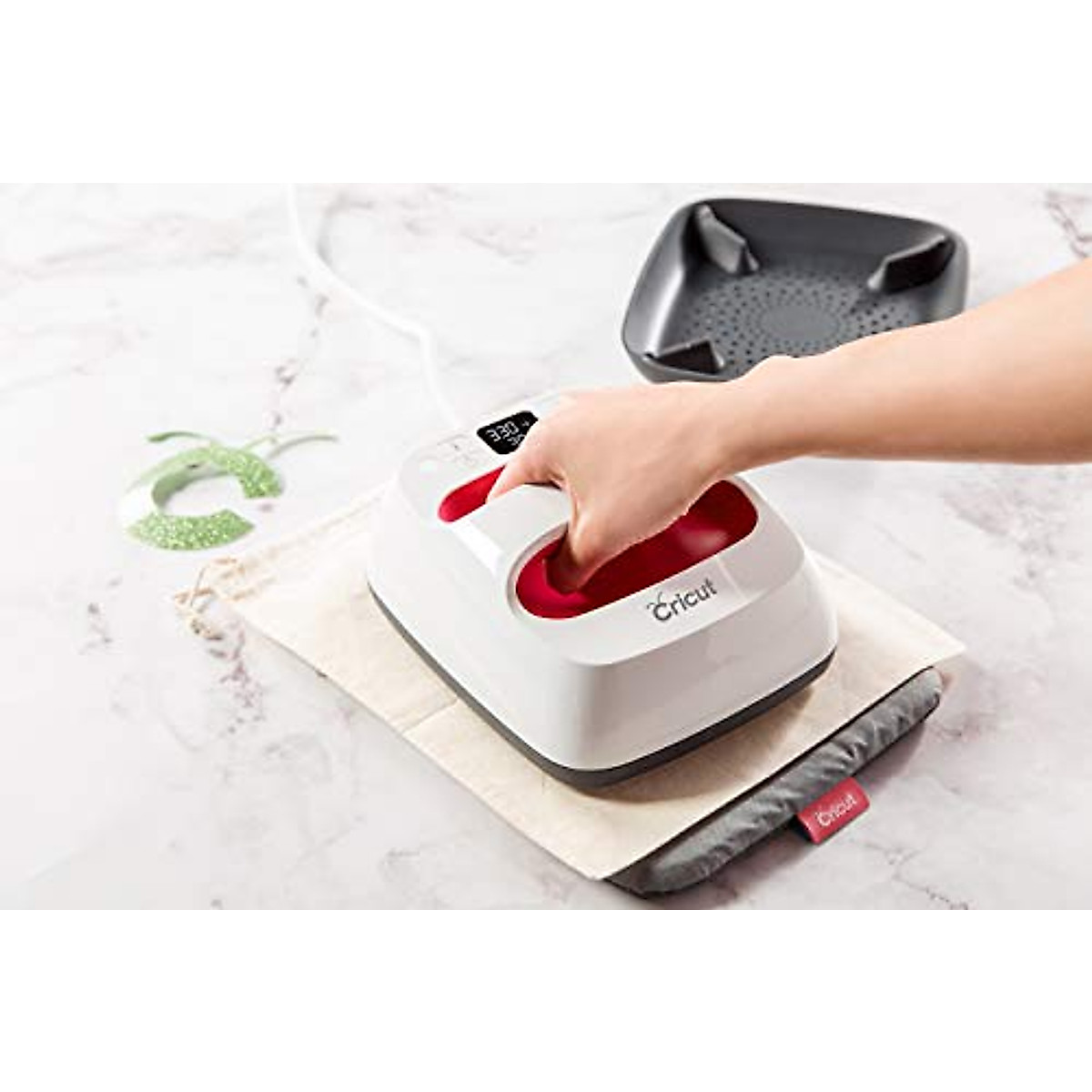 Cricut EasyPress Mat (8" x 10"), Protective Resistant Mat for Heat Press Machines, HTV and Iron On Projects, Heat Press Mat, Compatible with EasyPress 2 Machine, Gray