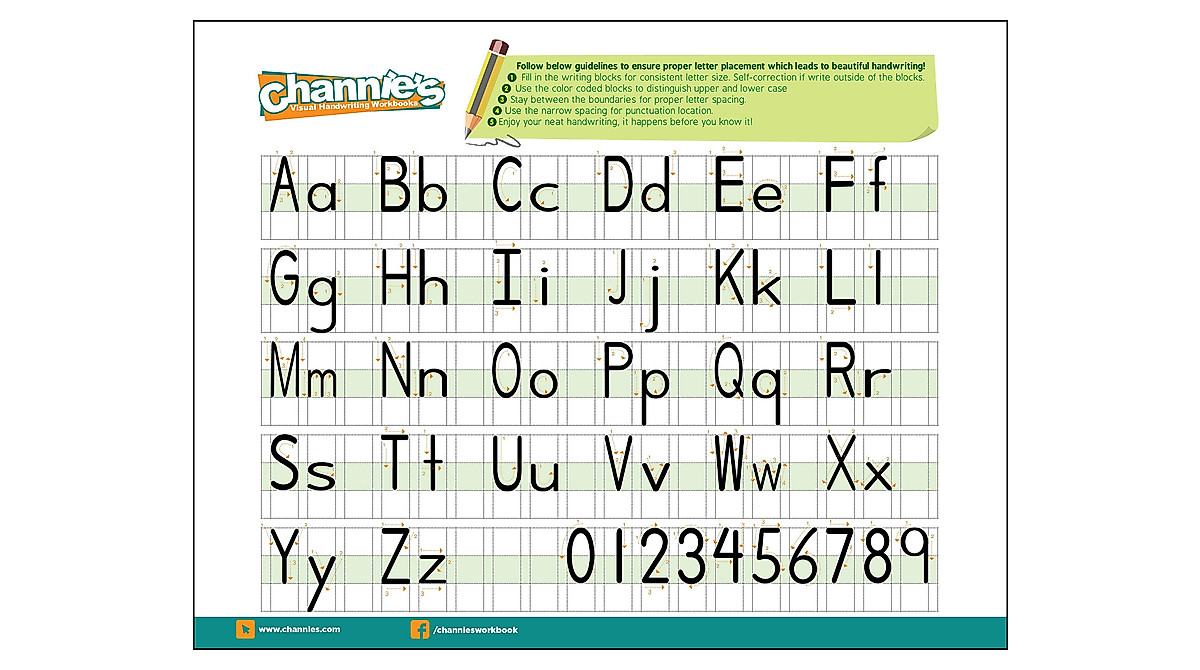 Channie's Visual Dry Erase Board | Kids Alphabet Handwriting