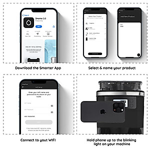 Smarter SMC01 iCoffee Remote Brew App, 1.5 L, Black
