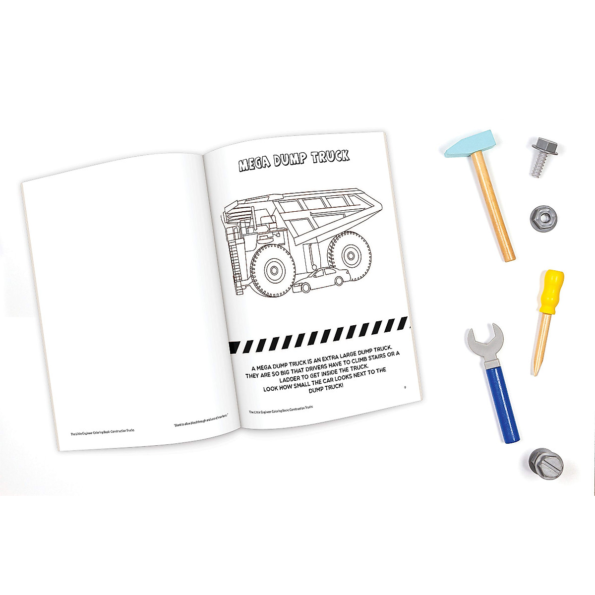 The Little Engineer Coloring Book - Construction Trucks: Fun and Educational Construction Truck Coloring Book for Preschool and Elementary Children
