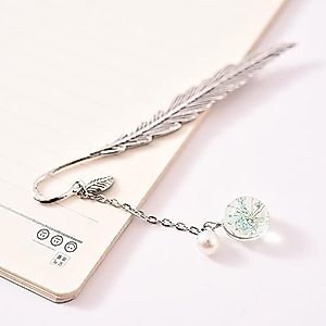 RIOMAN Bookmarks Metal Bookmark Bookmark Sprout Bookmarks Bookmark Metal Bookmark Cute Cartoon Beautiful Cool Book Page Mark Student Stationery Bookmarks Book Marker Bookmarker (Color : Brown)