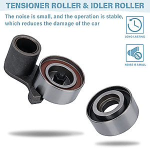 TCKWP329 Engine Timing Belt Kit with Water Pump Fit for 2003-2018 honda odyssey accord pilot Ridgeline Acura MDX RDX RL TL TSX ZDX 3.0L 3.5L 3.7L Replace# TCKWP329 TKH002 19200-RDV-J01