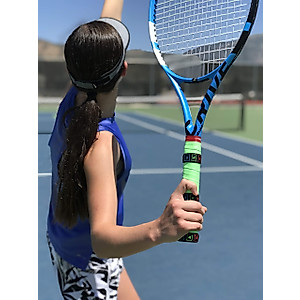 The Tennis Grip Guide by Tennisbuilder | Designed for Adults and Kids Tennis Racket | from Advanced to Beginner Tennis Players (Small, 3 Pack)