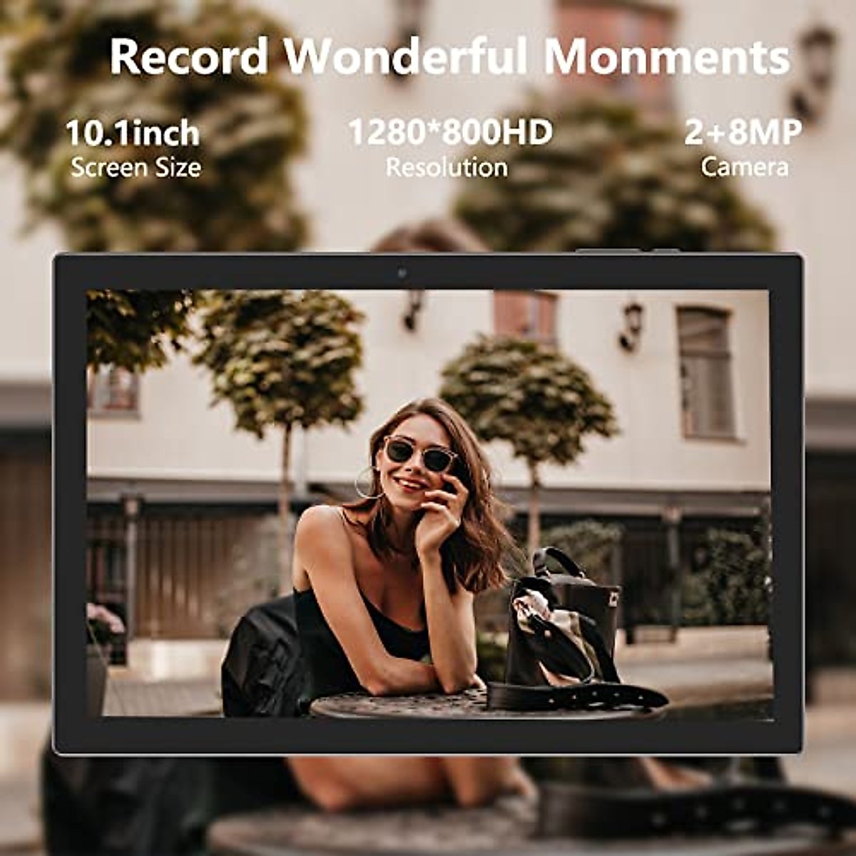 Android Tablet 10 Inch Tablet, 64GB Storage Tablets, Android 11 Tablet, 512GB Expand, 8MP Camera, Quad-Core Processor 2GB RAM WiFi 6000MAH Battery 10.1'' IPS HD Touch Screen Google Tableta (Black Tab)