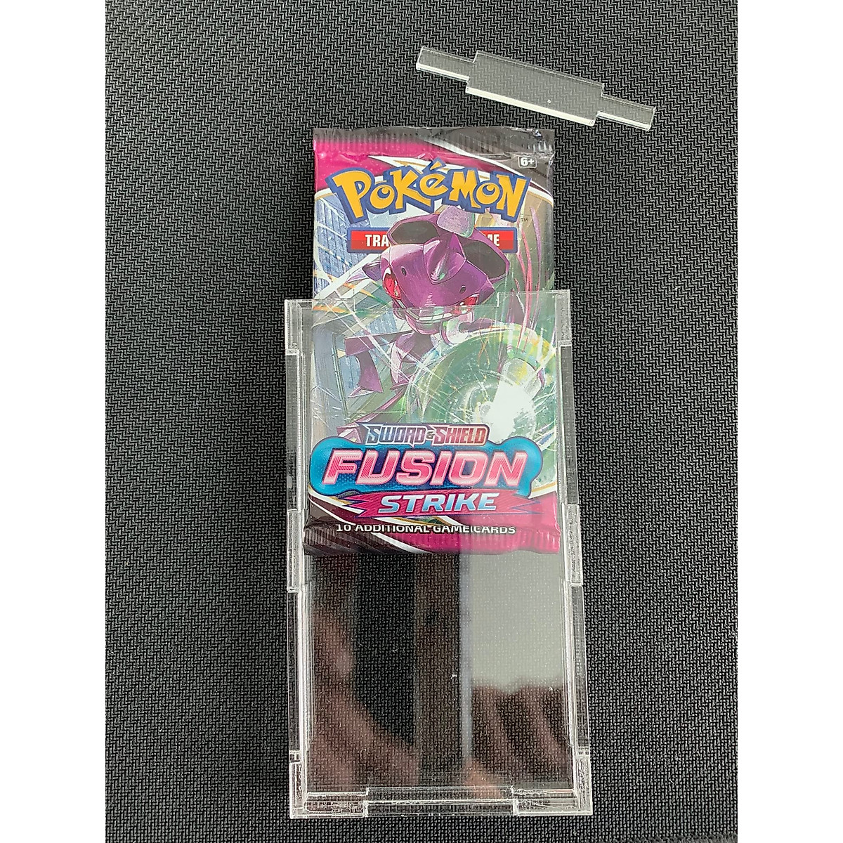 PWorld Ultra Acrylic Booster Pack Display Case Box for Pokémon Yu-Gi-Oh Trading Cards Booster Packs (Pack of 5)