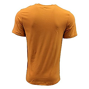 Nike Men's Sportswear Swoosh T-Shirts (Small, Kumquat/White)