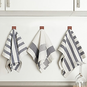 Biomoty Wood Wall Hooks, 4 Pack Adhesive Coat Hooks, Natural Wooden Hat Rack, Decorative Sticky Hooks Wall Mounted, Heavy Duty Wall Hangers for Hanging Purse (Black Walnut)