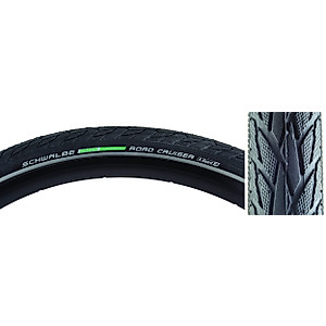 SCHWALBE Fahrrad Reifen Road Cruiser HS484 SBC // alle Größen + Farben, Unisex_Adult, B/B+RT, 47-622 B/B+RT HS484 Green 50EPI