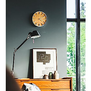 Yamazaki Home Wall Clock - Modern Wood Home Decoration Steel + Wood One Size Ash
