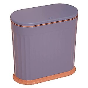 UOXOO Trash Can Garbage Bin Bedroom Bin Rubbish Basket for Home Office Kitchen Bath Garbage Can/Purple