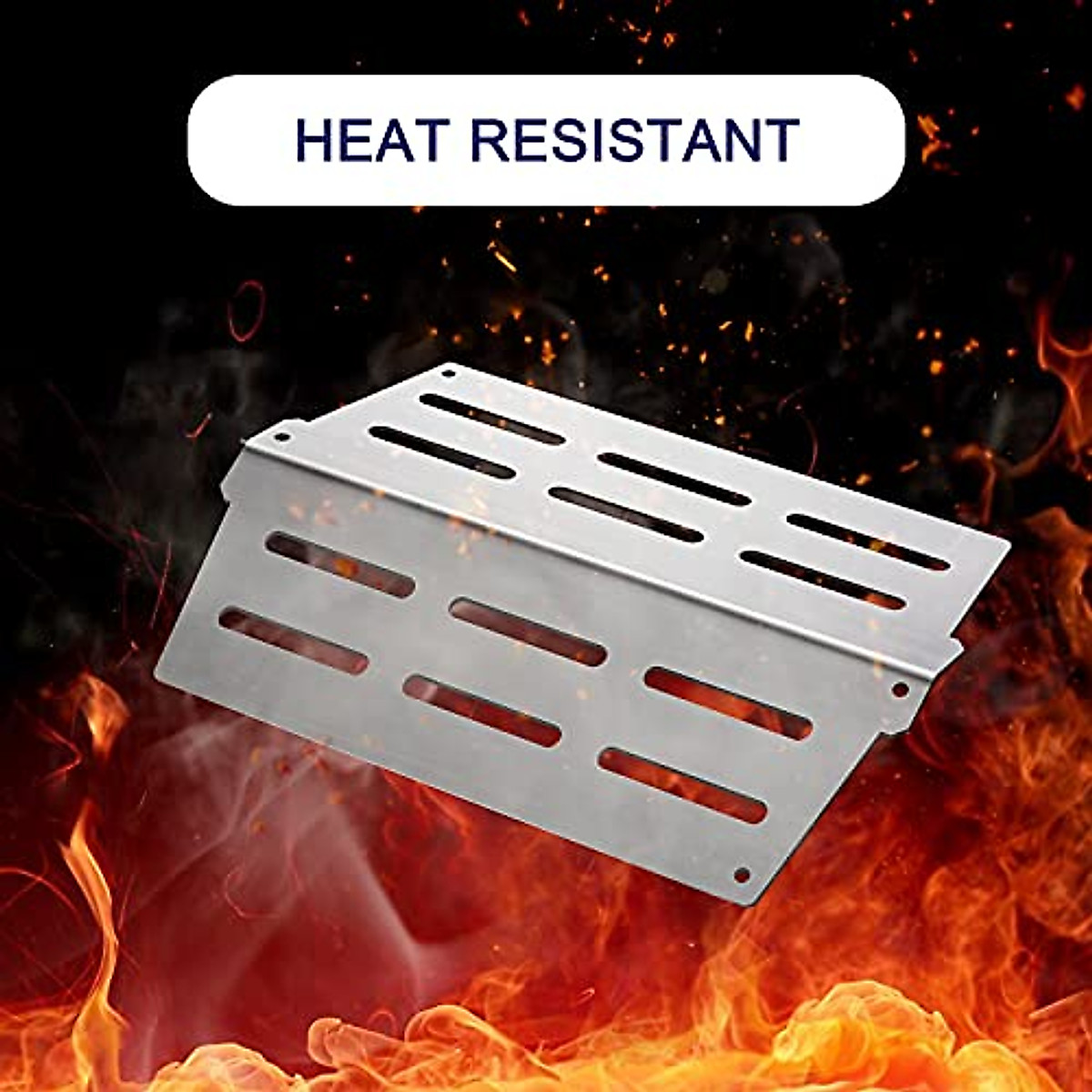 Meyafiny Replacement Flavorizer Bars for Weber Genesis Grill Parts for Weber Genesis 300 Series E/S-310 320 330 EP/cep-310 EP/cep-320 EP/cep-330(with Front Control Knob) Heating Plate(7622-2+5)