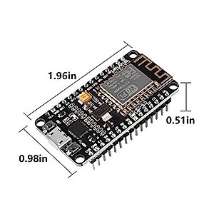 ACEIRMC ESP8266 NodeMCU LUA CP2102 ESP-12E Internet WiFi Development Board Open Source Serial Wireless Module Internet for Arduino IDE Micropython (6pcs)