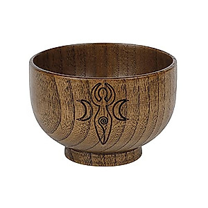 Crystal Holder for Stones Bowl, Wood Crystal Holder for Stones Display Tray Organizer Bowl for Reiki Healing Crystals Meditation Spiritual Feng Shui Home Office Decor