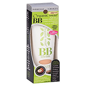 Physicians Formula Organic Wear 100% Natural Origin BB Beauty Balm Cream, Light/Medium, 1.2 Fluid Ounce