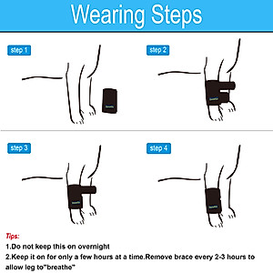 GenetGo Dog Canine Front Leg Brace Paw Compression Sleeve Joint Wraps - Protects Wounds Stop Licking & Prevents Injuries, Sprains Helps with Loss of Stability from Arthritis - Medium