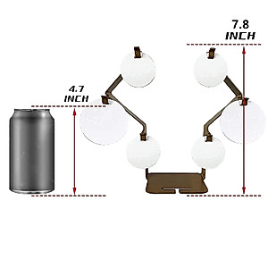 Atflbox Resetting and Rotate The Metal Shooting Target for Airsoft BB Guns,Star and Tree