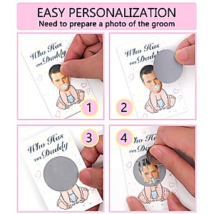 Yangmics Direct Baby Shower Games - Door Prizes Celebrity Cards Lottery Tickets Games for Girls - Funny Lottery Card Ice Breaker Scratch Off Games Party - 40 sheets