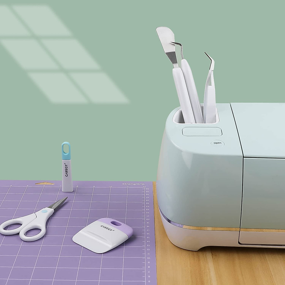 CAREGY Craft Vinyl Weeding Tools Set, Precision Craft Vinyl Tools Kit, Weeding Kits for Cricut/Silhouette/Siser/Oracal 631 651 751 Vinyl