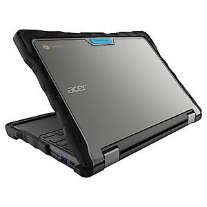 Gumdrop DropTech Case Fits Acer Chromebook Spin 511/R753T (2-in-1). Designed for K-12 Students, Teachers and Classrooms-Drop Tested, Rugged, Shockproof Bumpers for Reliable Device Protection – Black