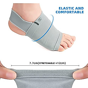 Price Xes Upgrade Metatarsal Compression Arch Support Sleeves with Gel Pad Inside - Arch Support Brace for Flat Foot & Plantar Fasciitis Pain Relief - Women & Men - 1 Pair