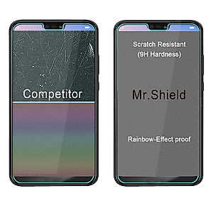 Mr.Shield [3-PACK] Designed For Huawei P20 Lite [Tempered Glass] Screen Protector with Lifetime Replacement