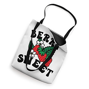Berry Sweet Retro Strawberry Fresh Cute Summer Vibes Berries Tote Bag