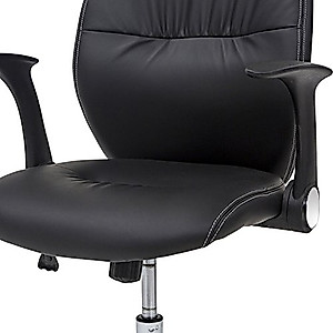 Cribel Icaro Dirigenziale Poltrona, Metallo Cromato, Nero