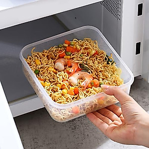 ulafbwur Leak-proof Lunch Box Bento Lunch Box 2-compartment Double Layer with Sauce Container Reusable Spork Leak-proof Home Supply Lunch Box with Locking Clip White