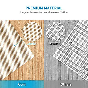 ZAKRA Non Slip Rug Pads,Anti Skid Carpet Mat,Provides Protection and Cushion for Area Rugs, Carpets and Floors,Extra Strong Grip and Thick Padding for Safe.(2x6 Ft)