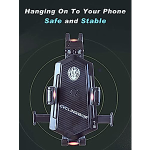 ZIDIYORUO UTV Phone Mount for 1.75"-2" Roll Cage | Aluminium Alloy Holder for Polaris RZR Can Am | Compatible with 4.7"-6.8" Smart Devices | Secure Attachment to UTV/SXS Roll Bar.