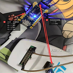 AIHJCNELE STM8S003F3P6 ARM STM8 Minimum System Development Board Core Learning Board S003F3P6 EEPROM 128 MCU Single Chip Microcomputer Module Flash 4K Control Board with Cable Wire (STM8S003)