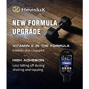 Hevislux Liquid Chalk. Improve Hand Grip for Gymnastic, Rock Climbing, Weightlifting. Quick-Drying Formula. Easy use, no Mess, Added Vitamin E. (250ml)