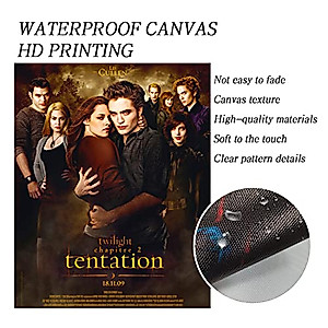 DIANYING Movie Poster - Set of 6 Canvas Aesthetic Posters for Bedroom Living Room Dorm 8x10inch UNFRAMED Poster Pack Birthday Gift for Fans of Edward